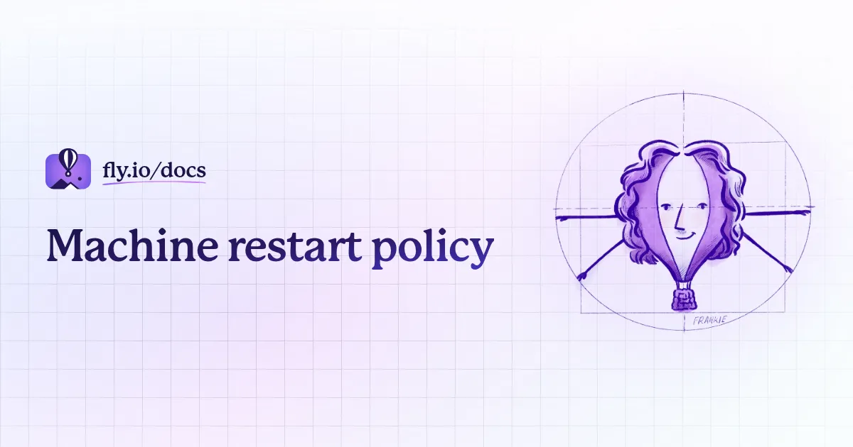 Machine restart policy · Fly Docs