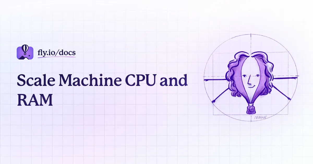 Scale Machine CPU and RAM · Fly Docs